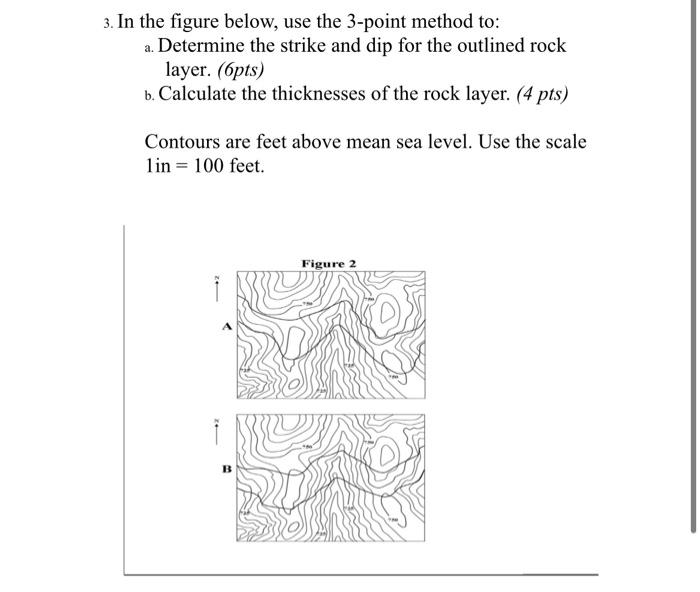 3. In the figure below, use the 3-point method to: a. | Chegg.com