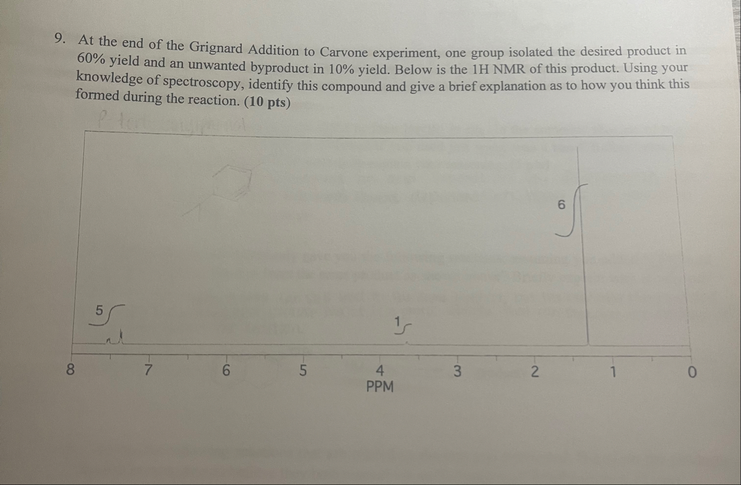 Solved At the end of the Grignard Addition to Carvone | Chegg.com
