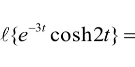 Solved l{e 3 cosh2t} | Chegg.com
