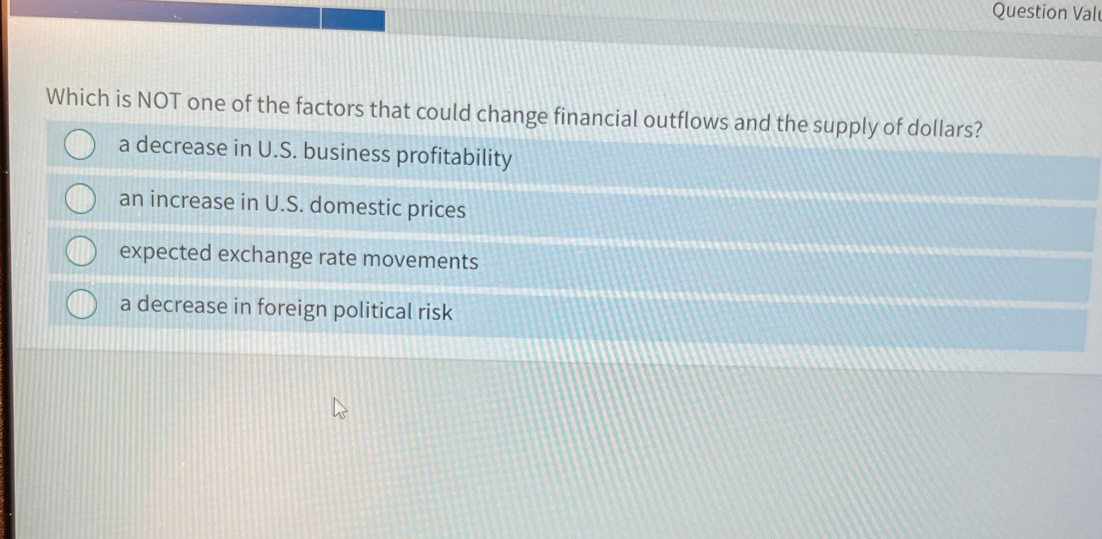 Solved Which is NOT one of the factors that could change | Chegg.com