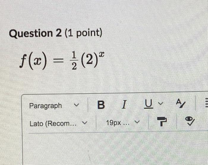 Solved Equivalent Exponential Functions Quiz Isabella