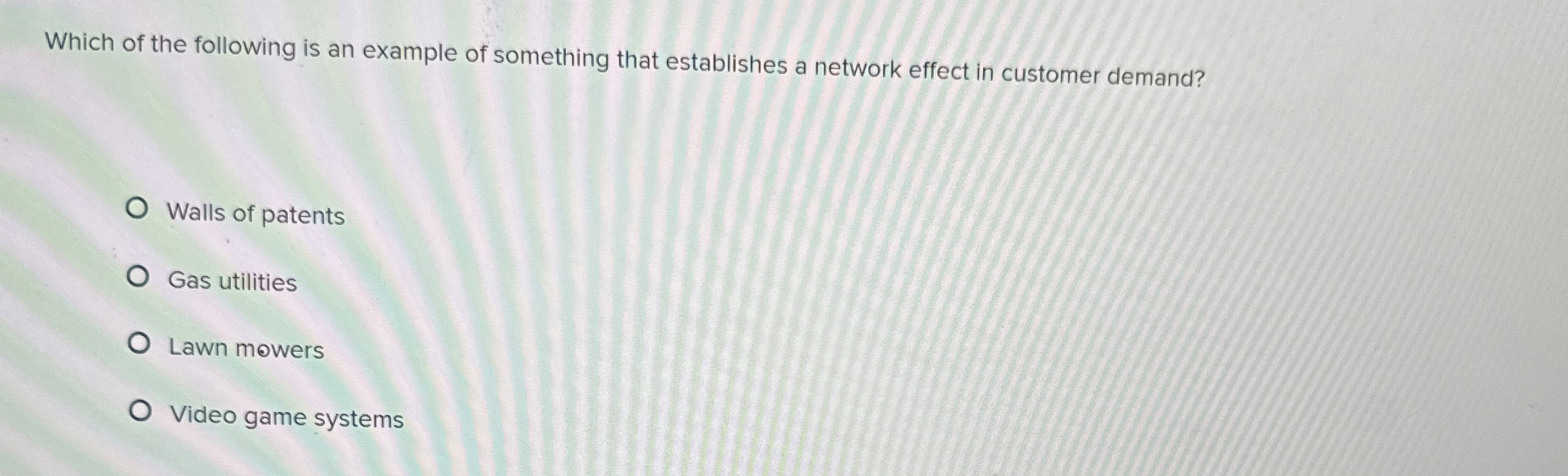 Solved Which of the following is an example of something | Chegg.com