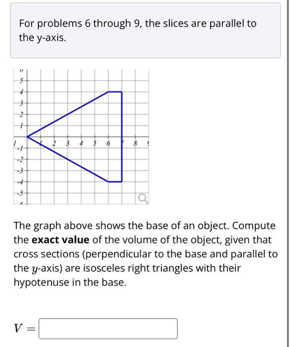 Solved For problems 6 through 9 , the slices are parallel to | Chegg.com
