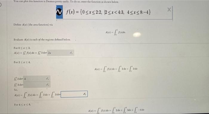 Solved D You can plot this function is Desmos pretty easily. | Chegg.com