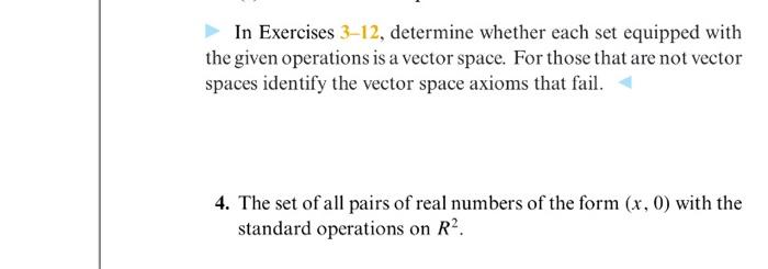Solved In Exercises 3-12, determine whether each set | Chegg.com