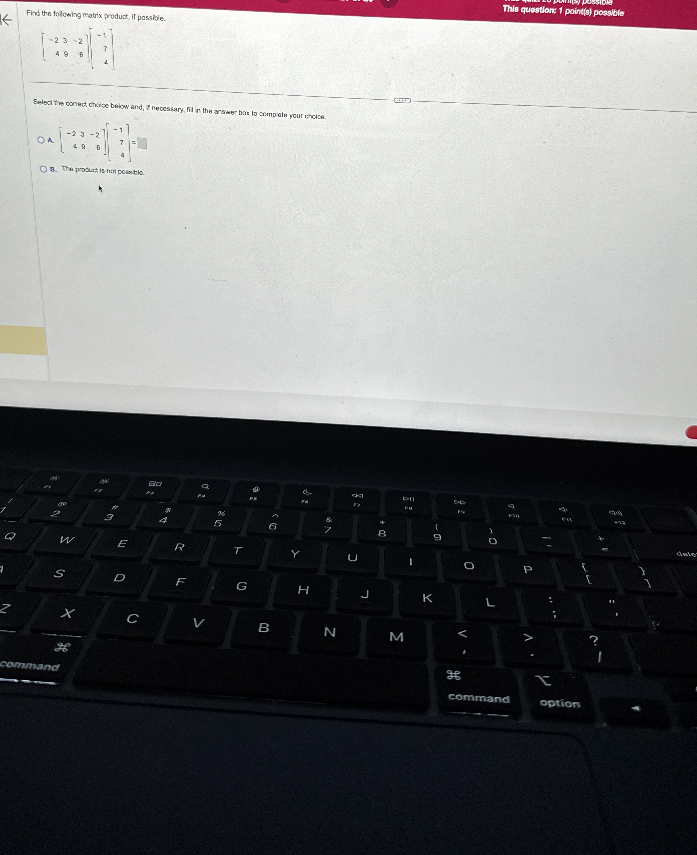 Solved This question: 1 ﻿point(s) ﻿possibleFind the | Chegg.com