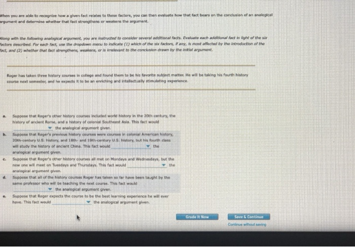 when you are able to recognize how a given fact | Chegg.com