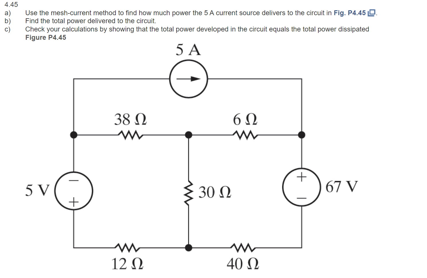 Solved Figure P4.11 ﻿Full Alternative Text4.12a)Use the MESH | Chegg.com