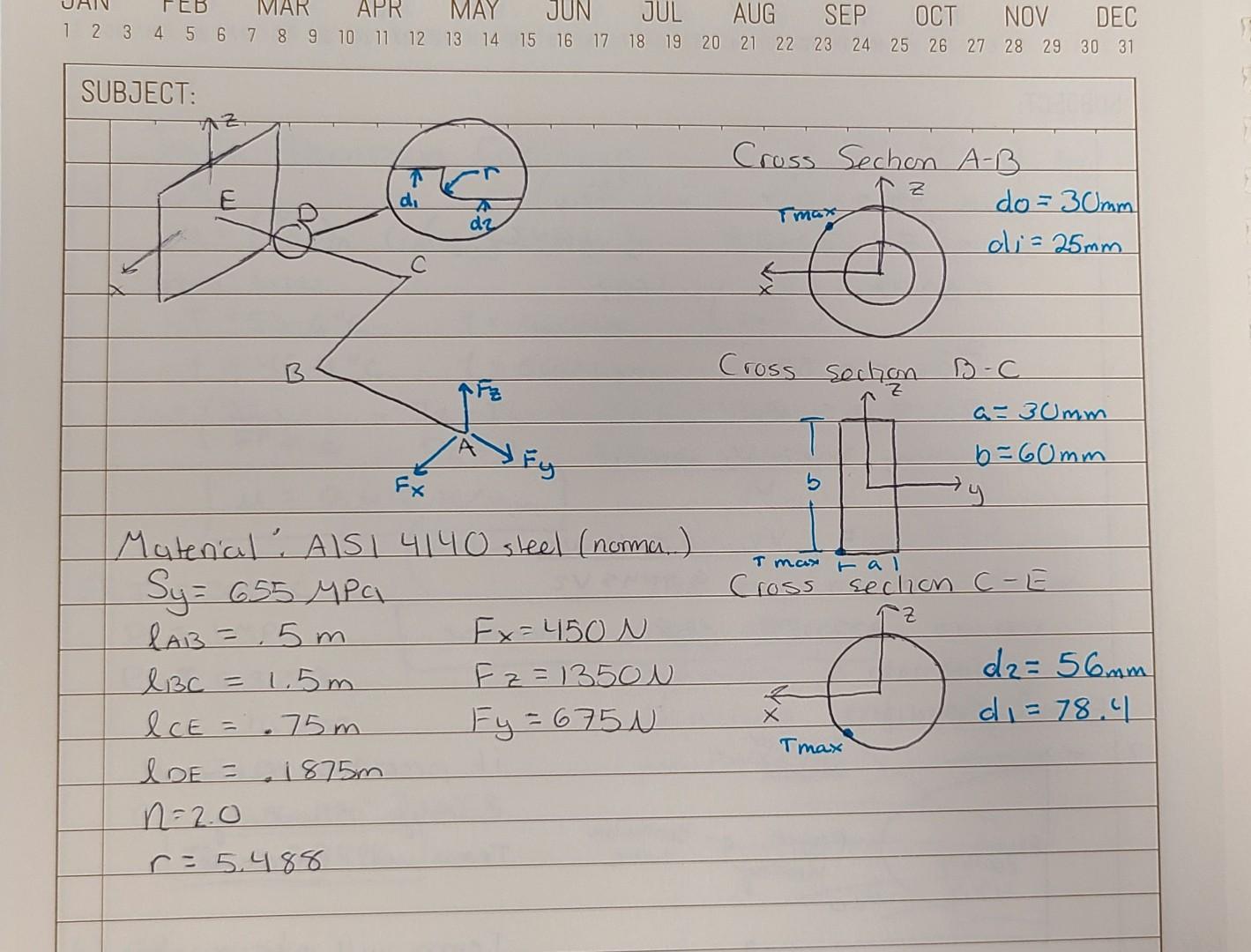 Find deflection of point A using Castigliano's | Chegg.com