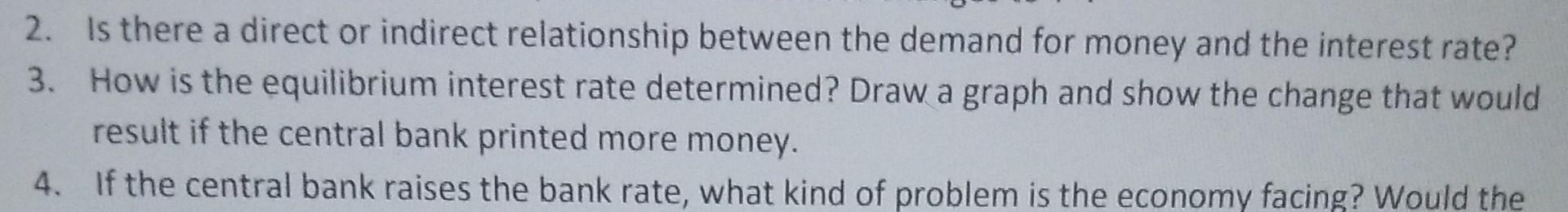 Solved 2. Is there a direct or indirect relationship between | Chegg.com