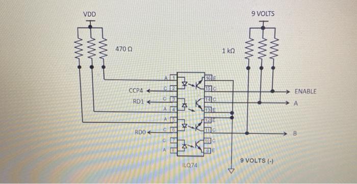1. Wire the motor control circuit, shown in Figure | Chegg.com