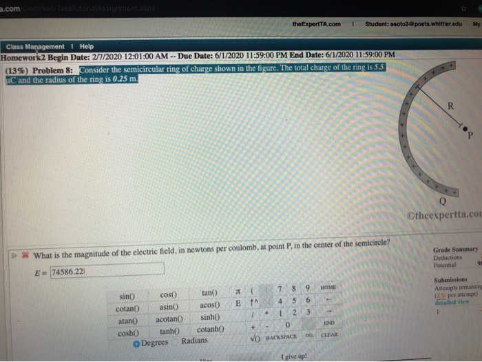 Solved a.comcommon/TakeTutorialAssignment.aspx theExpert | Chegg.com