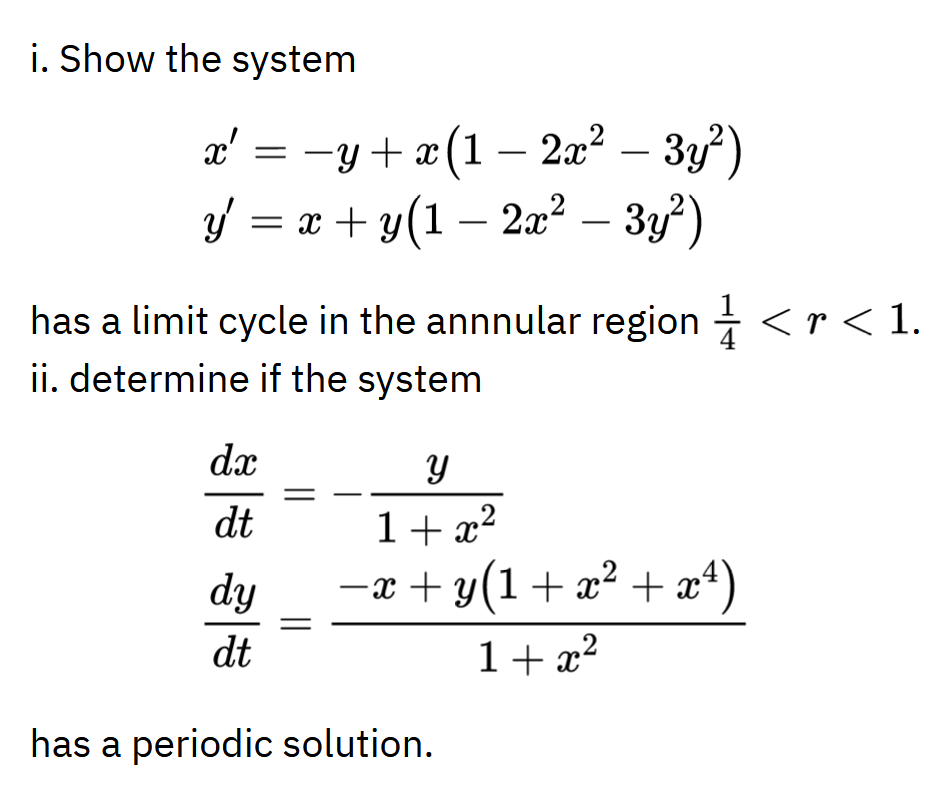 Solved (Differential equations, i. ﻿Show the | Chegg.com