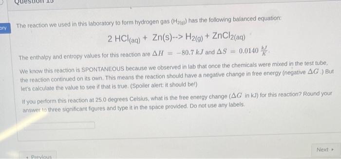 Solved The reaction we used in this laboratory to form | Chegg.com