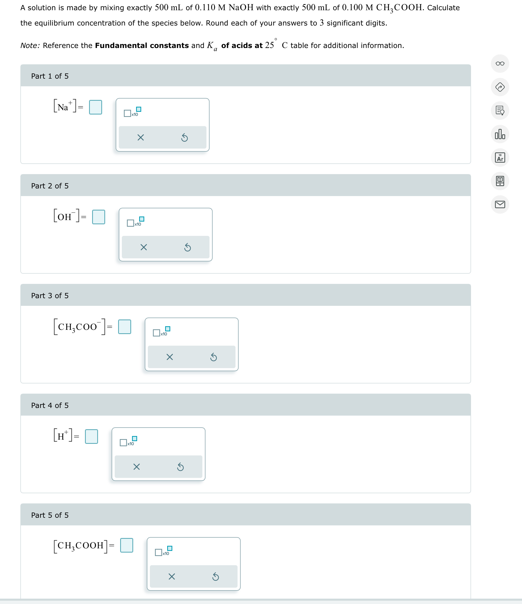 Solved A solution is made by mixing exactly 500mL ﻿of | Chegg.com