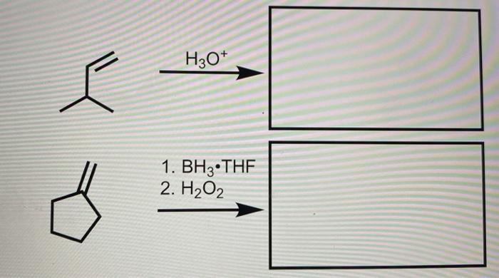 Solved H30+ 1. BH3•THE 2. H2O2 | Chegg.com