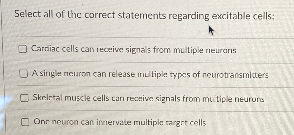 Solved Select all of the correct statements regarding | Chegg.com