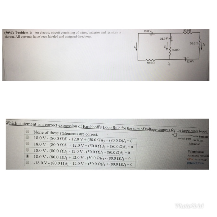 Solved: (50%) Problem 1: An Electric Circuit Consisting Of... | Chegg.com