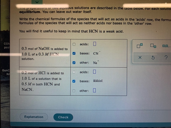 0.2 mol of HCL is added to 1.0 L of a | Chegg.com