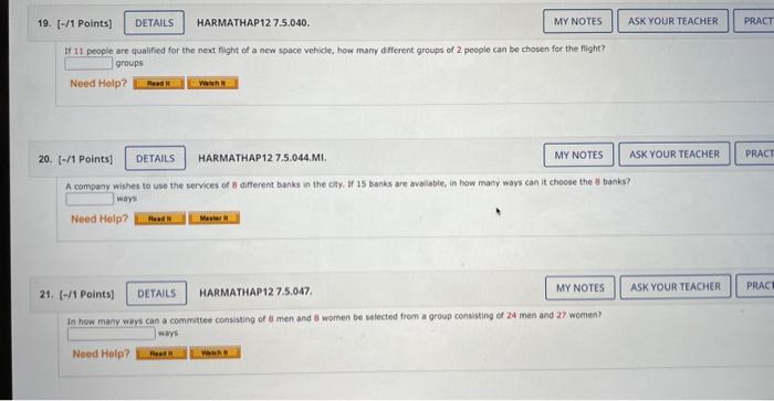 Solved If 11 people are qualified for the next fight of a | Chegg.com