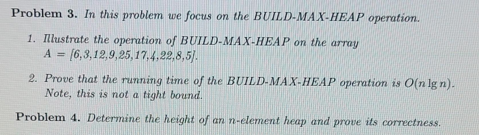 Solved Problem 3. In this problem we focus on the | Chegg.com