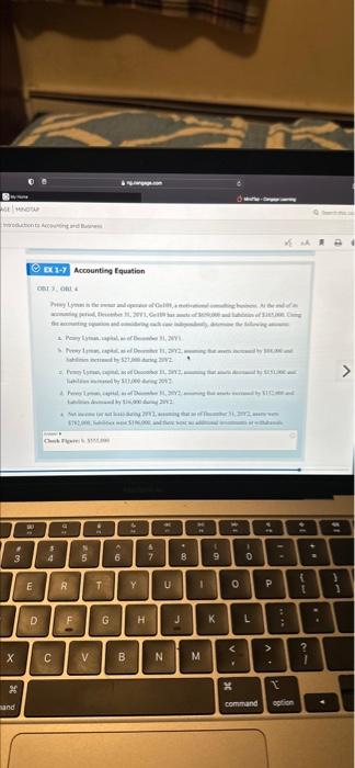 Solved My Home AGE MINDTAP : Introduction to Accounting and | Chegg.com