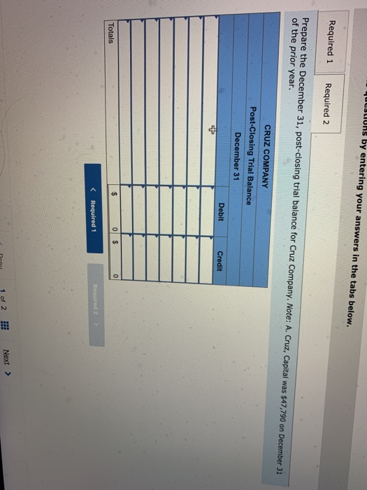 Solved Saved The following adjusted trial balance contains | Chegg.com