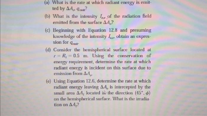 Solved Consider a 5-mm-square, diffuse surface AA, having a | Chegg.com