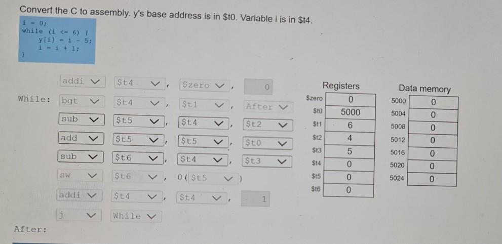 Solved Can only change the highlighted boxes. with the given | Chegg.com