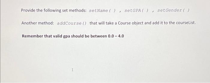 Solved 3. Design a user-defined class called Course. Each | Chegg.com