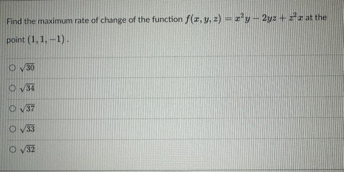 Solved Find the maximum rate of change of the function | Chegg.com