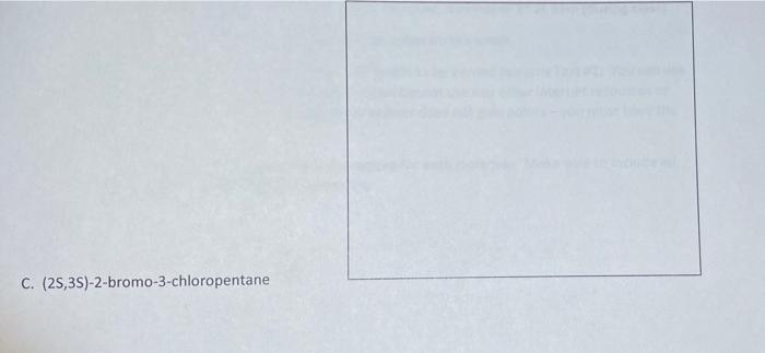 Solved 10. Draw the following molecules in line-bond form | Chegg.com