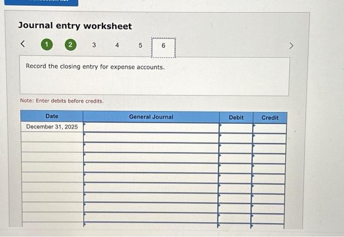 Solved Journal entry worksheet Record the closing entry for | Chegg.com