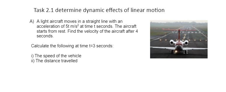 Solved Task 2.1 ﻿determine dynamic effects of linear | Chegg.com