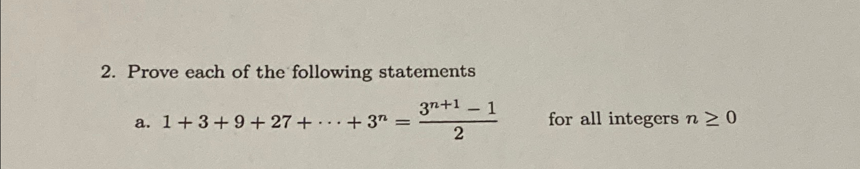 Solved Prove each of the following | Chegg.com