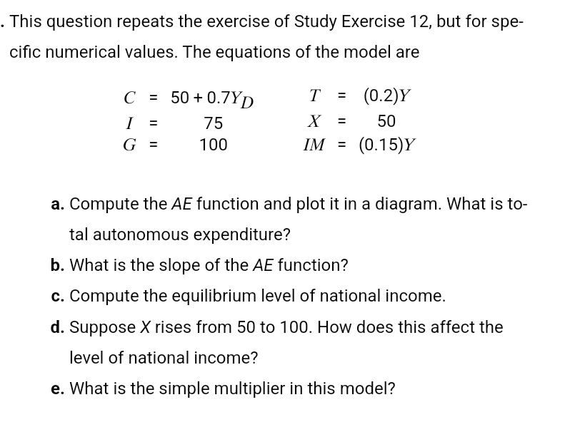 Solved This question repeats the exercise of Study Exercise | Chegg.com