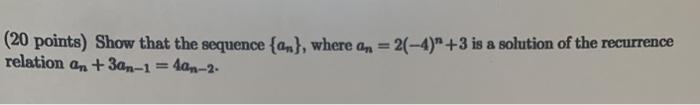 Solved (20 points) Find the least integer n such that f(t) | Chegg.com