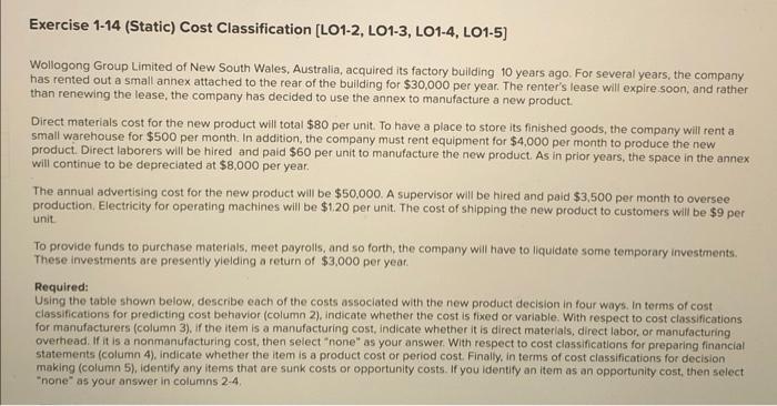 Solved Name of the Cost Predicting Cost Behavior Cost | Chegg.com