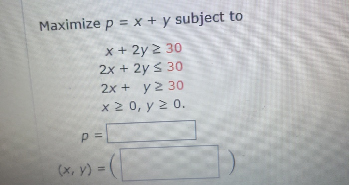 Solved MaximizeIf no optimal solution exists, indicate | Chegg.com