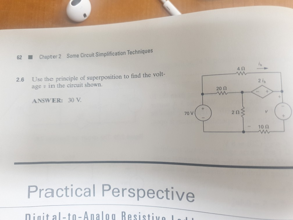 Solved 62 Chapter 2 Some Circuit Simplification Techniques / | Chegg.com