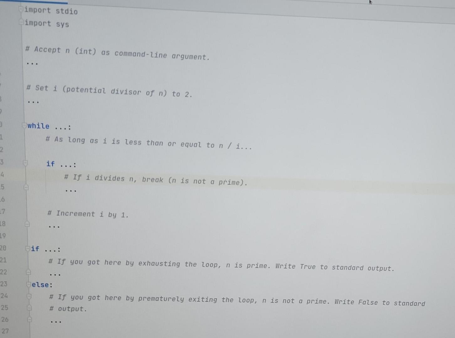Solved port stdio Import Sys Accept Command-ne argumene du | Chegg.com