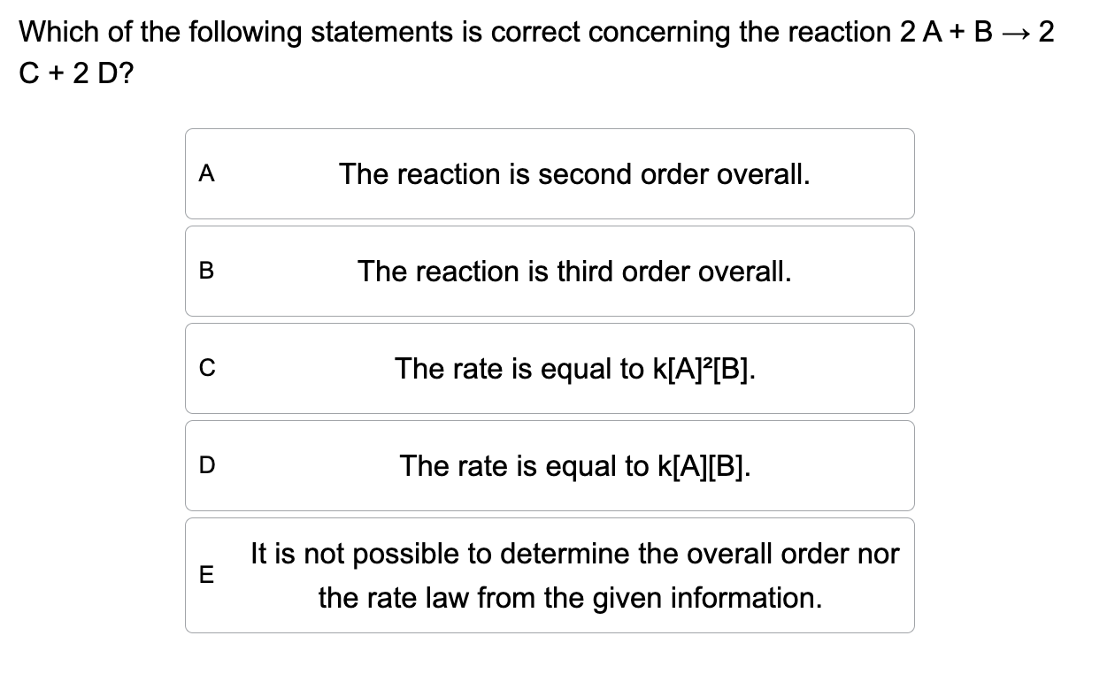 Which of the following statements is correct | Chegg.com