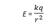 Solved E=kqr2 ﻿ What would be the slope of an E versus q | Chegg.com