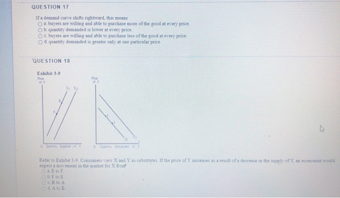 Solved QUESTION 1 Ceteris paribus means a. the correct | Chegg.com