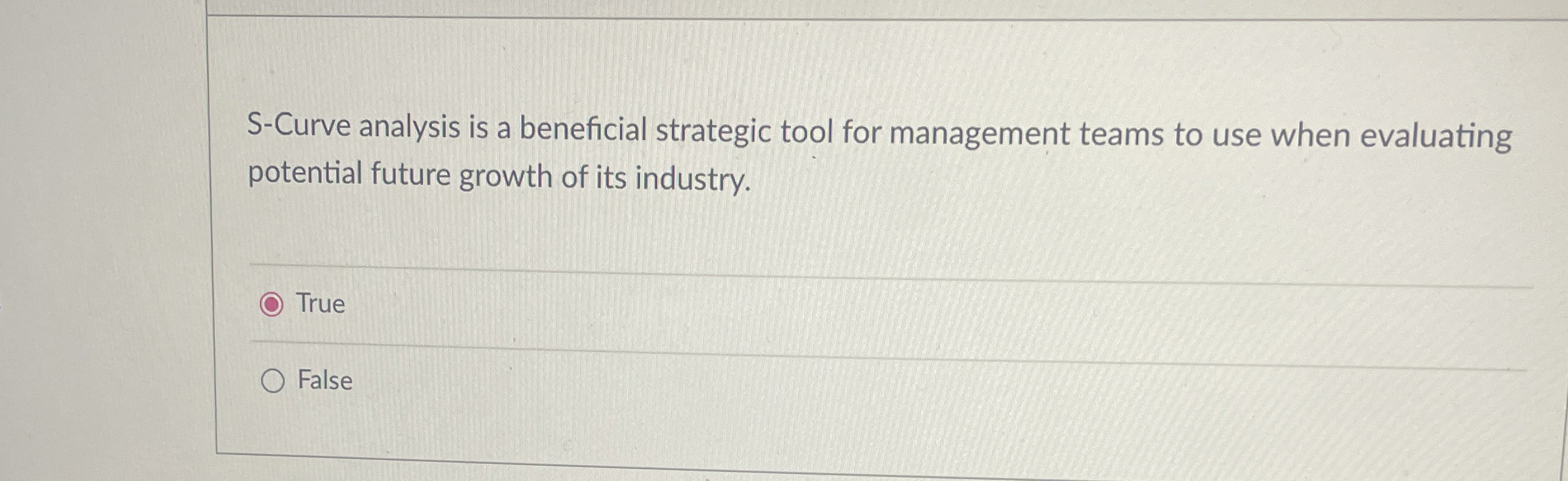 Solved S-Curve analysis is a beneficial strategic tool for | Chegg.com