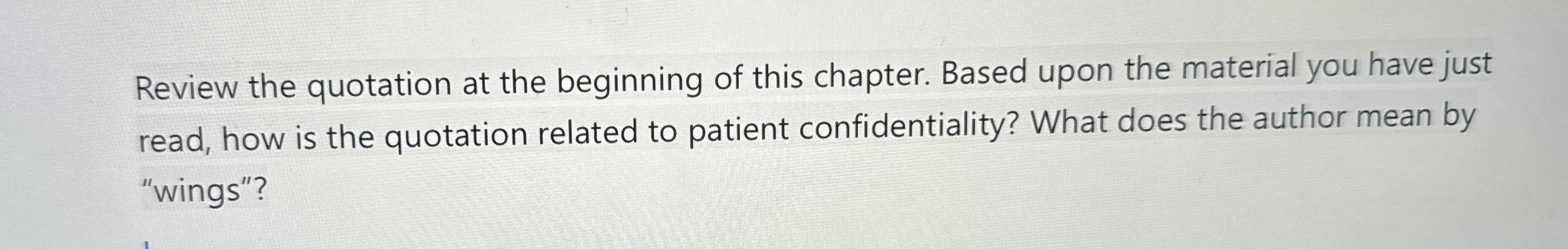 Solved Review the quotation at the beginning of this | Chegg.com