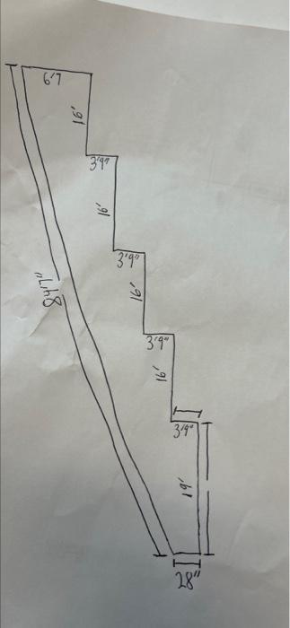 Solved find the square foot | Chegg.com