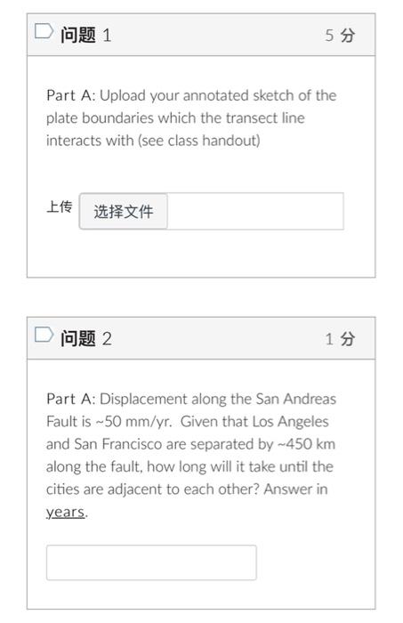 Solved 问题 1 Part A: Upload your annotated sketch of the | Chegg.com
