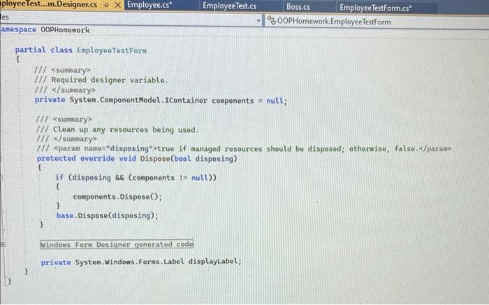E// INSTRUCTIONS: You are to fill in ALL the ??? in | Chegg.com