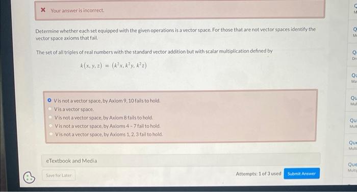 Solved Determine whether each set equipped with the given | Chegg.com